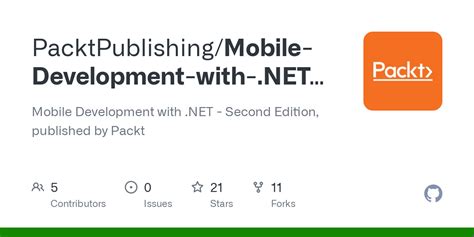 GitHub PacktPublishing Mobile Development With NET Second Edition