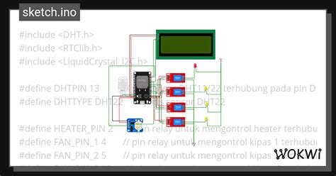 Inkubator Tempe Wokwi Esp32 Stm32 Arduino Simulator