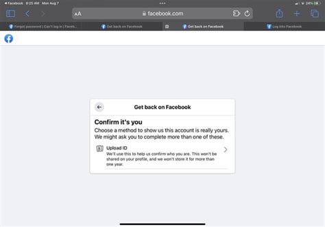 Account Hacked Unable To Log In ‘upload Id Link Broken Screenshots Provided Help Rfacebook