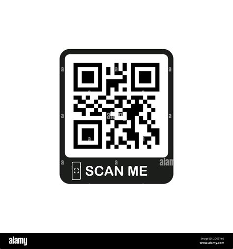 qr code for smartphone inscription scan me with smartphone icon qr code for payment vector