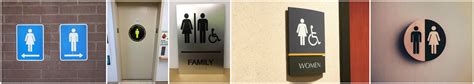 Ada Compliant Bathroom Signs New York City Restroom Signs