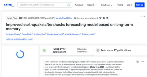 Improved Earthquake Aftershocks Forecasting Model Based On Long Term Memory