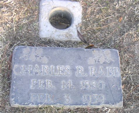 Charles Robert “charley” Rabb 1880 1939 Find A Grave Memorial