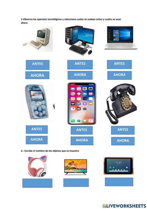 Aparatos TecnolÓgicos Online Activity