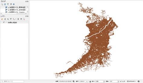osmnxを使って道路ネットワークを取得してみる front