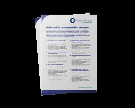 Implementing Isms Practical Steps For Success Fullyincontrol