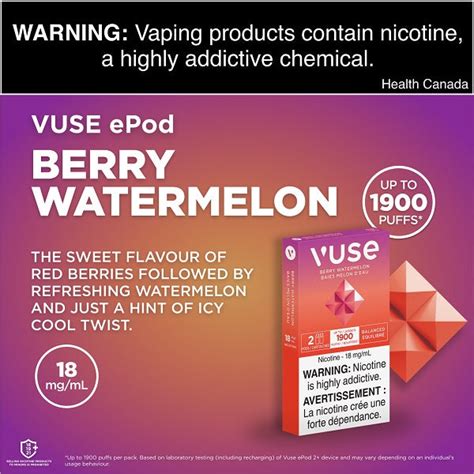 Vuse Epod Berry Watermelon Vancouver Vape Shops Thunderbird Vapes
