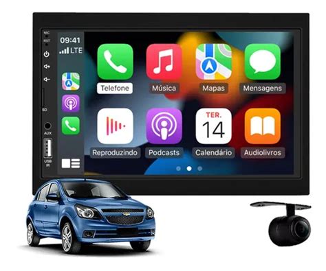 Central Multimidia Apple Carplay Chevrolet Agile 2013 2014 Parcelamento Sem Juros