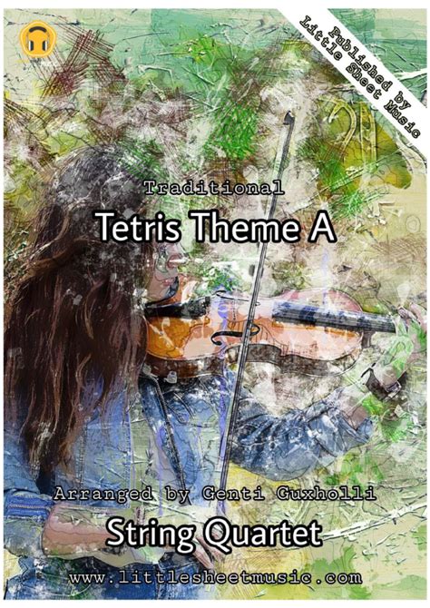 Korobeiniki Tetris Theme Arr Genti Guxholli By Traditional Sheet