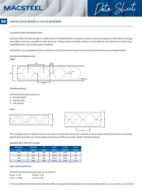 castellated beams vs cellular beams pdf beam structure economic