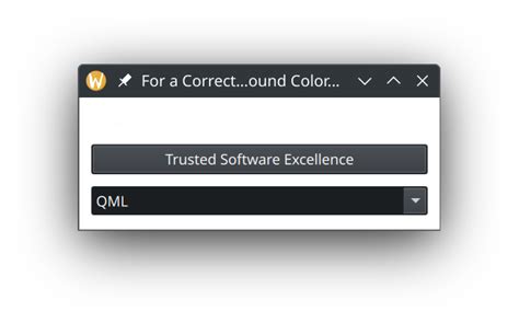 Integrate Qml Windows Background With The Systems Color Palette Kdab