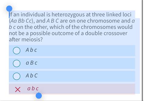 If An Individual Is Heterozygous At Three Linked Loci
