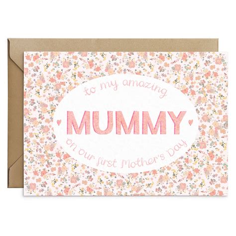 Amazing Mummy On Our First Mothers Day Mothers Day Cards Poppins
