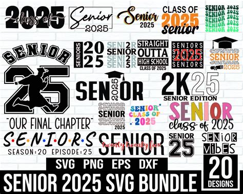 Senior 2025 Svg Bundle Senior 2025 Svg Graduation Svg Bundle Senior