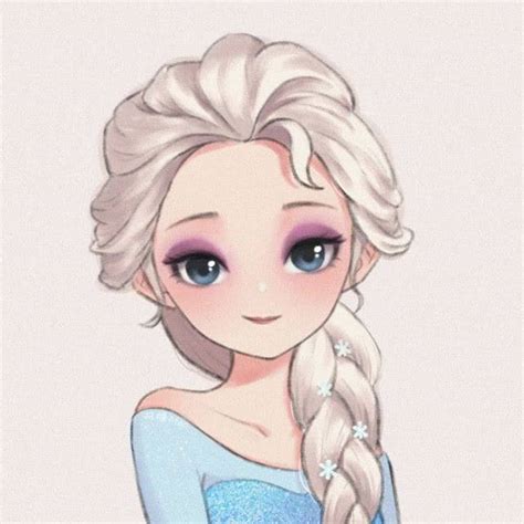 大触手绘Q版迪士尼公主乐佩一看就很调皮贝儿仙女气十足 贝儿公主