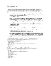 Lab Intro Doc What To Hand In The Goal Of This First Lab Was Primarily To Introduce You To