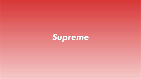 Download 4k Supreme In Red Ombre Wallpaper