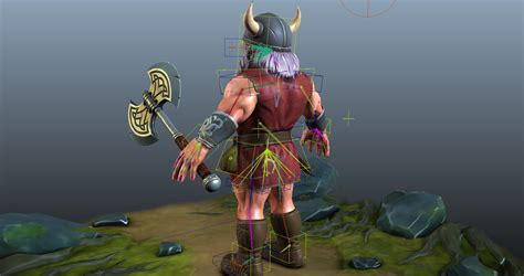 Fantasy Dwarf Aparejado Low Poly Modelo 3d 55 Unknown Ma Fbx