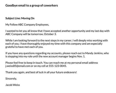 22 Best Farewell Letter Samples For Boss Colleagues Etc