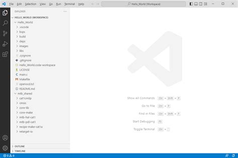 Getting Started Modustoolbox™ Documentation