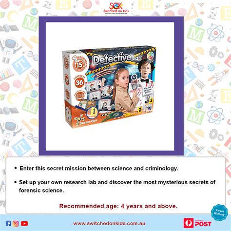 Science 4 You Detective Lab Uncover Mysterious Secrets Switched On