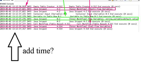 how can i show the date and time on console knime analytics platform knime community forum