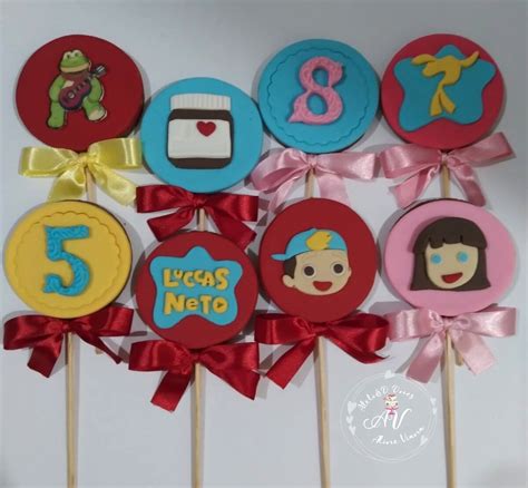Pirulito De Chocolate Lucas Neto Ornamentação Festa Infantil Ideias De Festa De Aniversário