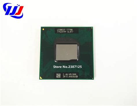 Original Intel CPU Laptop Core 2 Duo T7700 CPU 4M Socket 479 Cache 2 4GHz 800 Dual Core Laptop