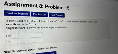 solved assignment 8 problem 15 previous problem problem