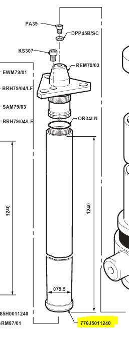 Edbro Cx13 Stage Ram Only 776j5011240 Thompsons E Parts