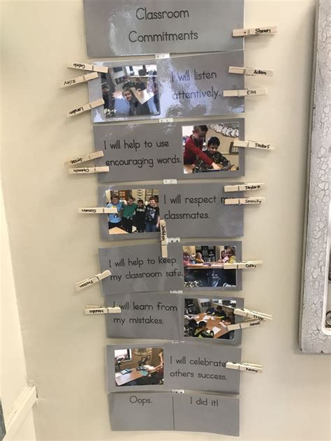 Commitment Charts Making Commitments And Following Through On Them