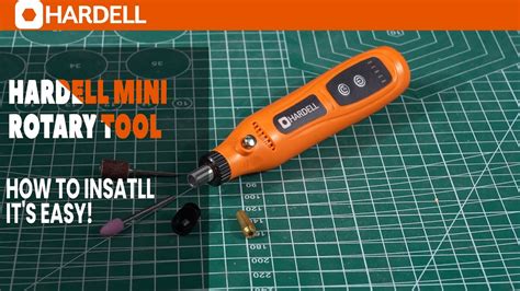 How To Install A Mini Rotary Toolhardell Rotary Diy Diycrafts