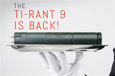 Suppressors Silencers And Cans Ti Rant 9 Returns Recoil