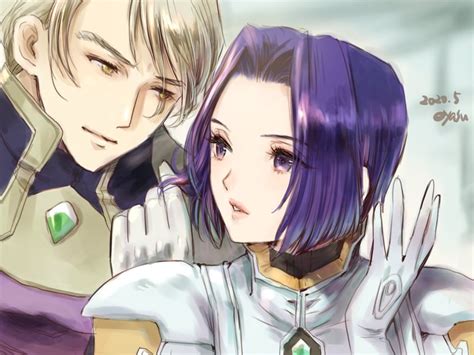 Miang Hawwa And Kahran Ramsus Xenogears Drawn By Oyasu