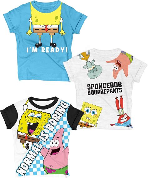 Spongebob Squarepants Graphic T Shirt Sets Patrick Star