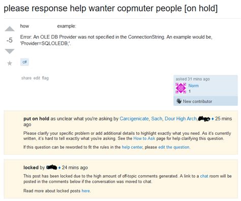 Why Was This Question Locked Rather Than Deleted Meta Stack Overflow