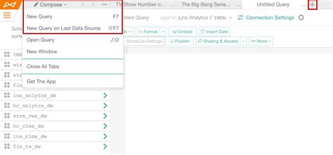 Start A New Query — Alation User Guide