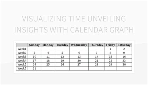 Visualizing Time Unveiling Insights With Calendar Graph Excel Template