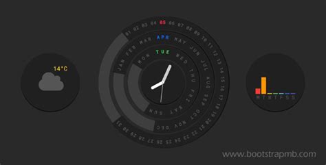 js时钟特效 css 时钟