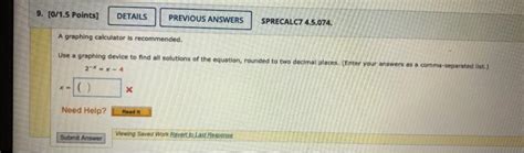 Solved A Graphing Calculator Is Recommended Use A Graphing