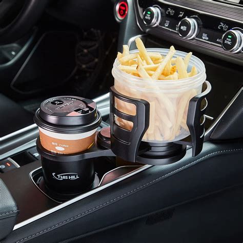 2 In 1 Multifunctional Car Cup Holder Expander With Adjustable Base