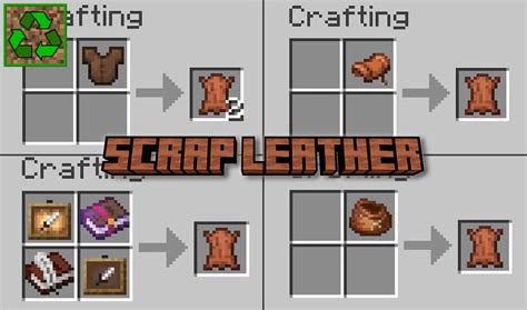 How To Make Leather Minecraft