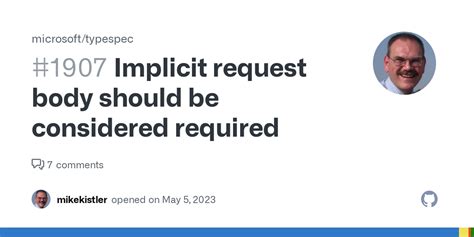 Implicit Request Body Should Be Considered Required · Issue 1907