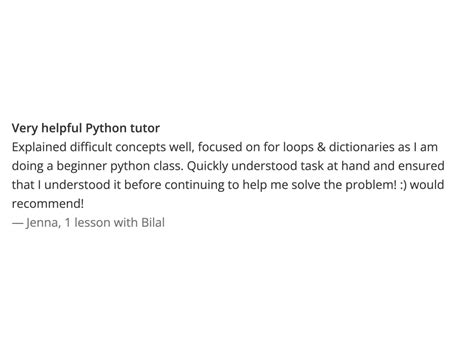 A Great Python Tutoring Lesson Upwork