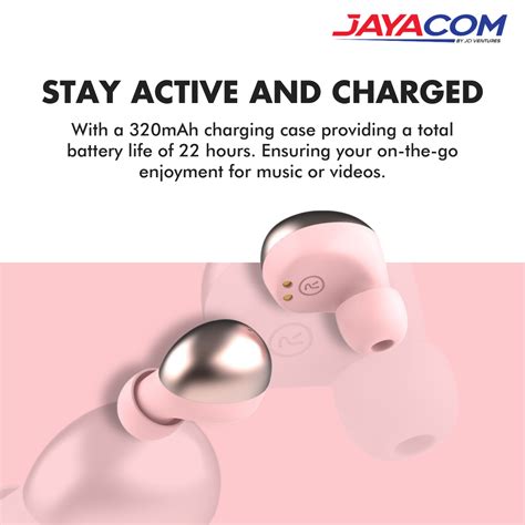 Vinnfier Momento 2 True Wireless Stereo Earbuds Black Pink Frosty