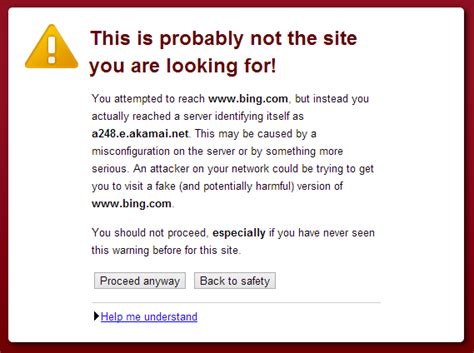 microsoft s bing search being blocked by browsers over bad security