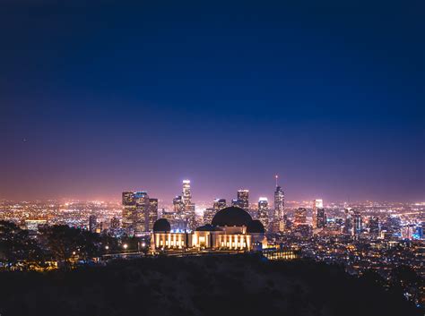 Sunset On Top Of Griffith Observatory Photos