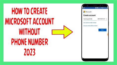 How To Create A Microsoft Account From Android Or Ios 2023 Youtube