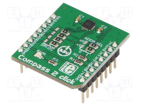 Compass 2 Click Mikroe Click Board Prototype Board Comp Ak8963 3