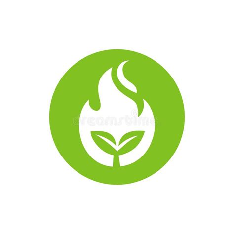 Plant Energy Logo Icon Design Vector Biomass Energy Logo Renewable